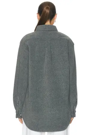 Miu Miu Popeline Shirt - Grigio