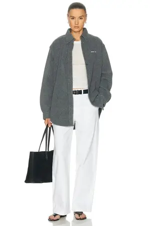 Miu Miu Popeline Shirt - Grigio
