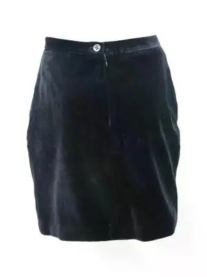 JOSEPH Velvet Pencil Mini Skirt