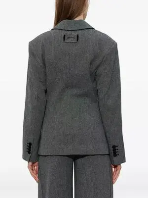 GANNI Long-sleeve Buttoned Blazer