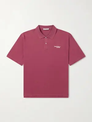 Men's Burgundy Shirts Polos