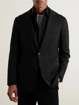 SAMAN AMEL Tailored Single-breasted Blazer