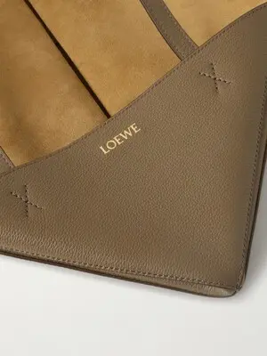 Loewe Puzzle Fold Textured-leather Tote