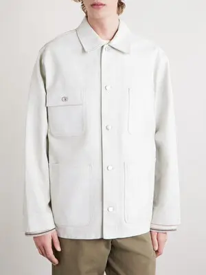 A.p.c. Cotton-canvas Overshirt - Neutrals