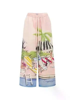 LEO LIN Jamie Wide-leg Trousers
