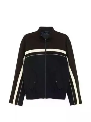 CROQUIS Panelled Jacket With Striped Sleeves