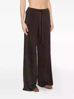 P.a.r.o.s.h Drawstring Palazzo Pants - Brown