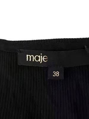 Maje Sequined Tiered Midi Dress