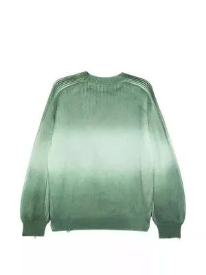 CROQUIS Gradient-effect Sweater - Green