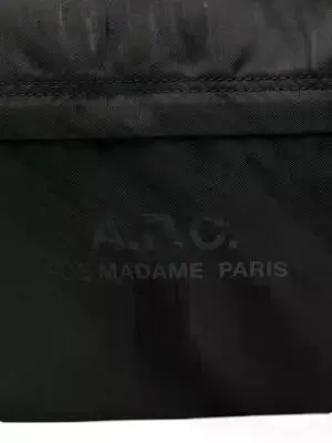A.p.c. Zip Pocket Backpack - Black