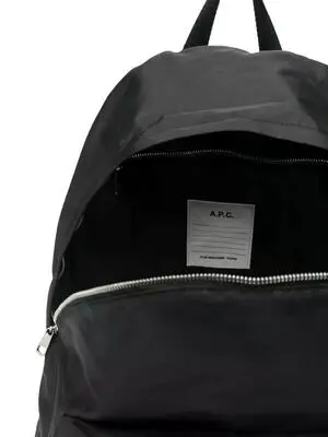 A.p.c. Zip Pocket Backpack - Black