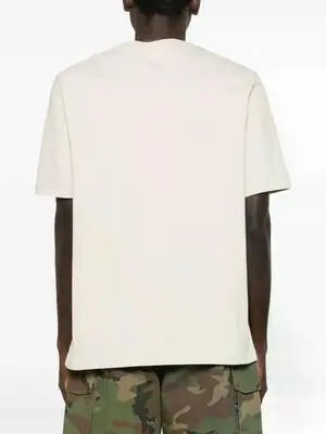 Maison Kitsuné Embroidered-logo T-shirt