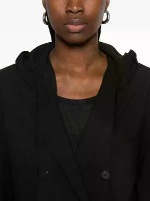 IRO PARIS Hooded Double-breasted Coat