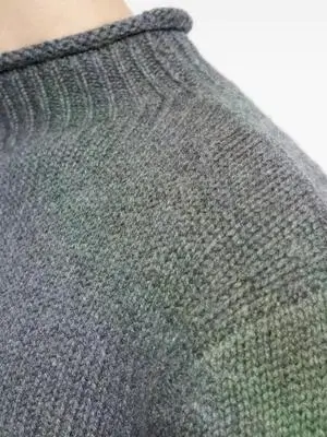 LISA YANG Sylvan High-neck Ribbed Sweater - Grey