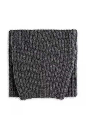 LISA YANG Ribbed Scarf Grey