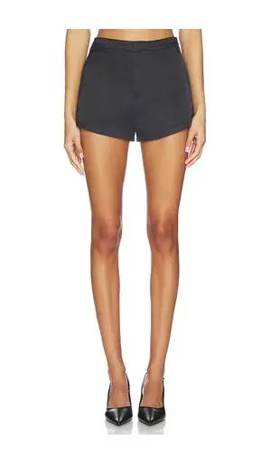 Superdown Jacinth Satin Hot Short - Black