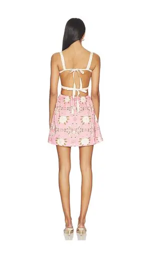Agua Bendita Logan Dress With Embroidered Detail - Pink