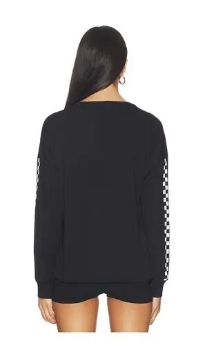 Michael Lauren Keegan Long Sleeve Drop Shoulder Crop Tee