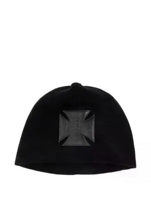 Vetements Logo-patch Beanie Hat - Black