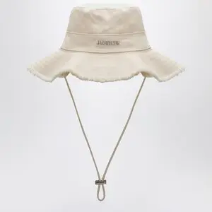 Jacquemus Le Bob Artichaut Cotton Hat - White