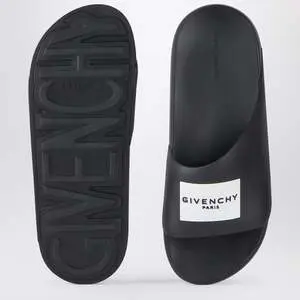 Givenchy Rubber Label Slide Mules