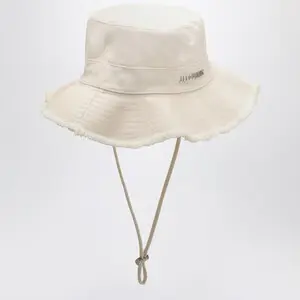 Jacquemus Le Bob Artichaut Cotton Hat - White