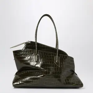Attico Croc Effect Shoulder Bags