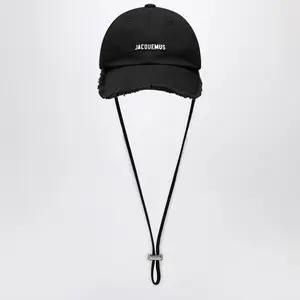 Jacquemus Baseball Cap In Cotton - Black