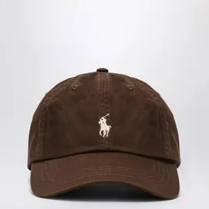 Polo Ralph Lauren Baseball Cap With Embroidered Logo - Brown