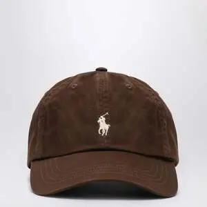 Polo Ralph Lauren Baseball Cap With Embroidered Logo Brown