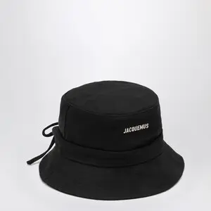 Jacquemus Le Bob Gadjo Cotton Hat - Black
