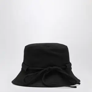 Jacquemus Le Bob Gadjo Cotton Hat - Black