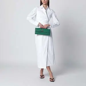 Bottega Veneta Andiamo Clutch - Green