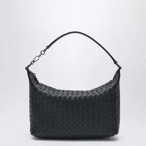 Bottega Veneta Intrecciato Leather Top Handle Bag - Black