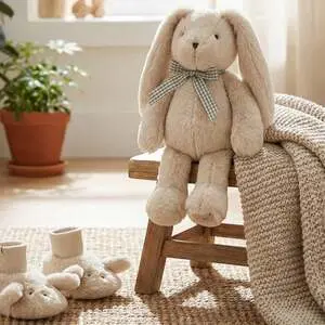 LIEWOOD Beth Rabbit Slipper And Plush Set - White