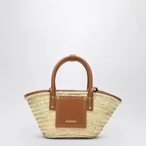 Jacquemus Le Petit Panier Soli Raffia Bag - Brown