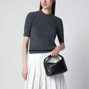 Bottega Veneta Mini Wallace Bag - Black