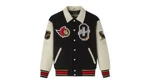 OVO Nhl Ottawa Senators Varsity Jacket - Black