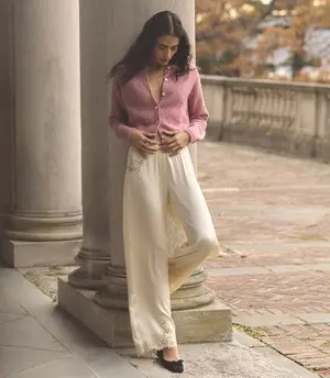 DÔEN Petra Cardigan - Rosebud