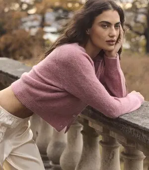 DÔEN Petra Cardigan - Rosebud