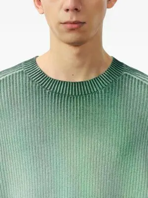 CROQUIS Gradient-effect Sweater - Green