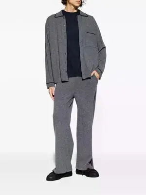 LISA YANG Lukas Piped Trousers - Grey