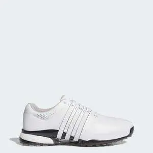 Adidas Spikeless Golf Shoes - Cloud White / Collegiate Navy / Lucid Red