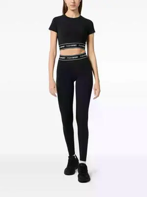 PLEIN SPORT Logo Elastic Leggings