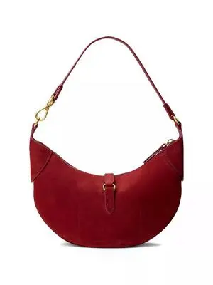 Polo Ralph Lauren Polo Id Suede Mini Shoulder Bag - Red