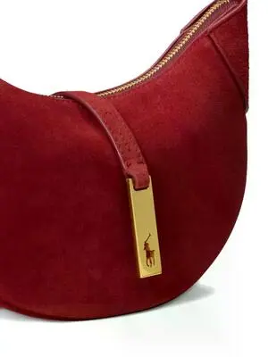 Polo Ralph Lauren Polo Id Suede Mini Shoulder Bag - Red