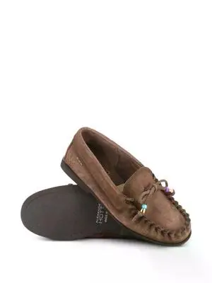 ALEXANDER HOTTO Beaded-embellishment Tie Loafers
