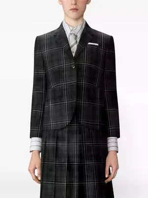 Thom Browne Plaid Blazer