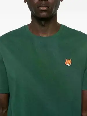 Maison Kitsuné Fox-motif T-shirt - Green