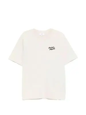 Maison Kitsuné Embroidered-logo T-shirt